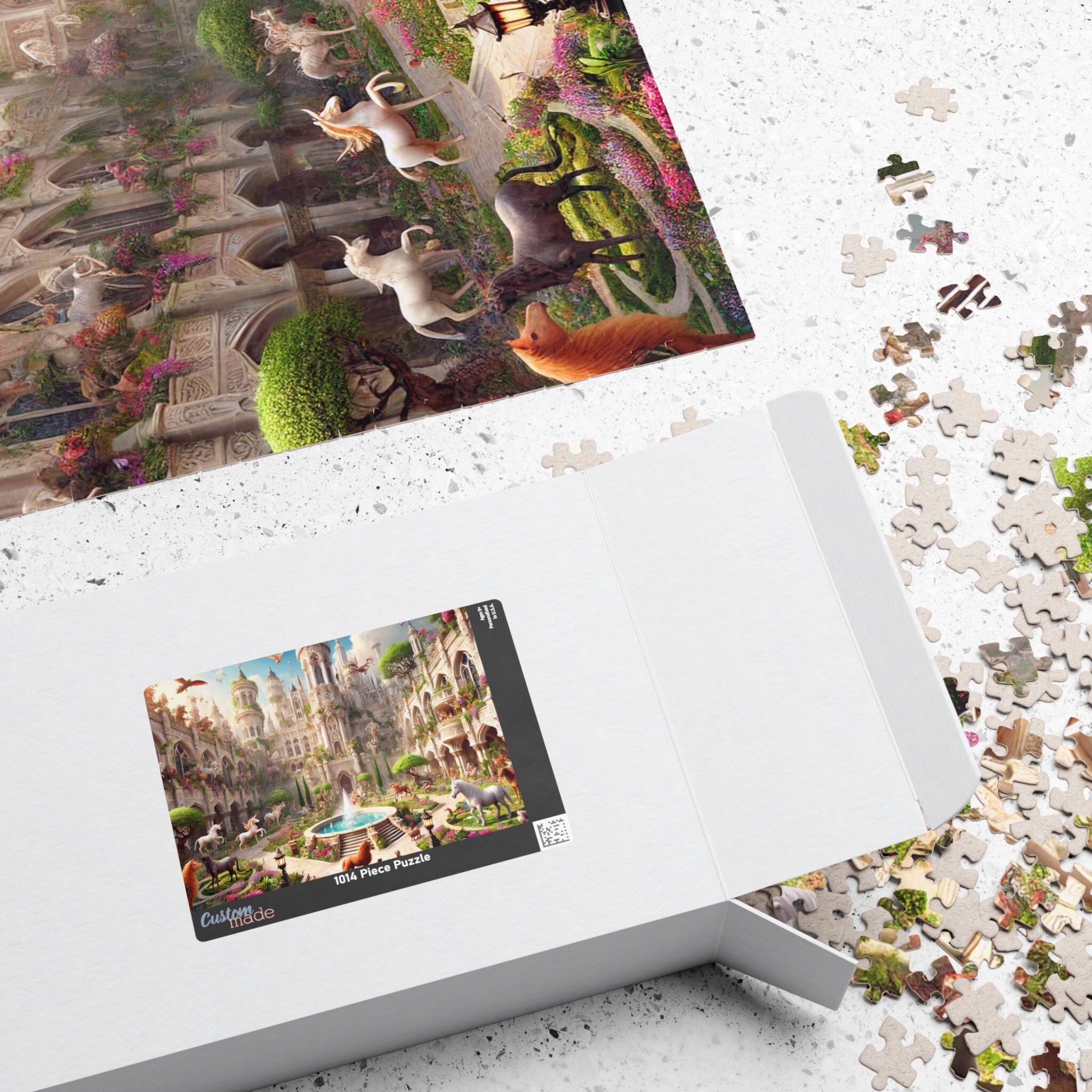 THE NEVERENDING STORY 37 the Ivory Tower Courtyard Jigsaw Puzzle- 110 ...