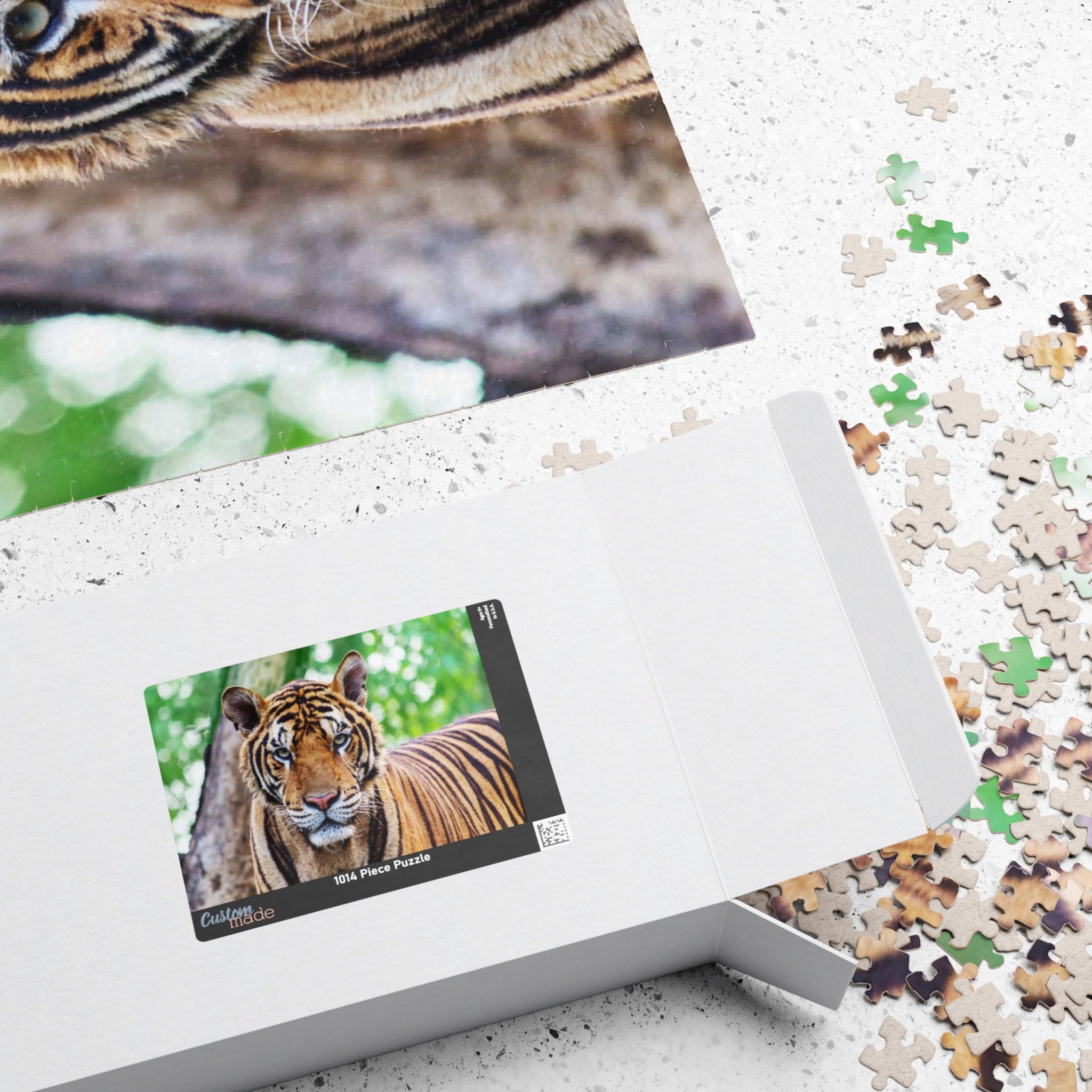 BENGAL TIGER Puzzle 110, 252, 520 and 1014 Piece Options - Etsy