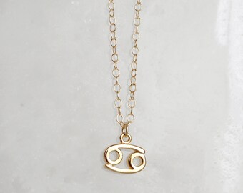 Birth sign necklace | Etsy