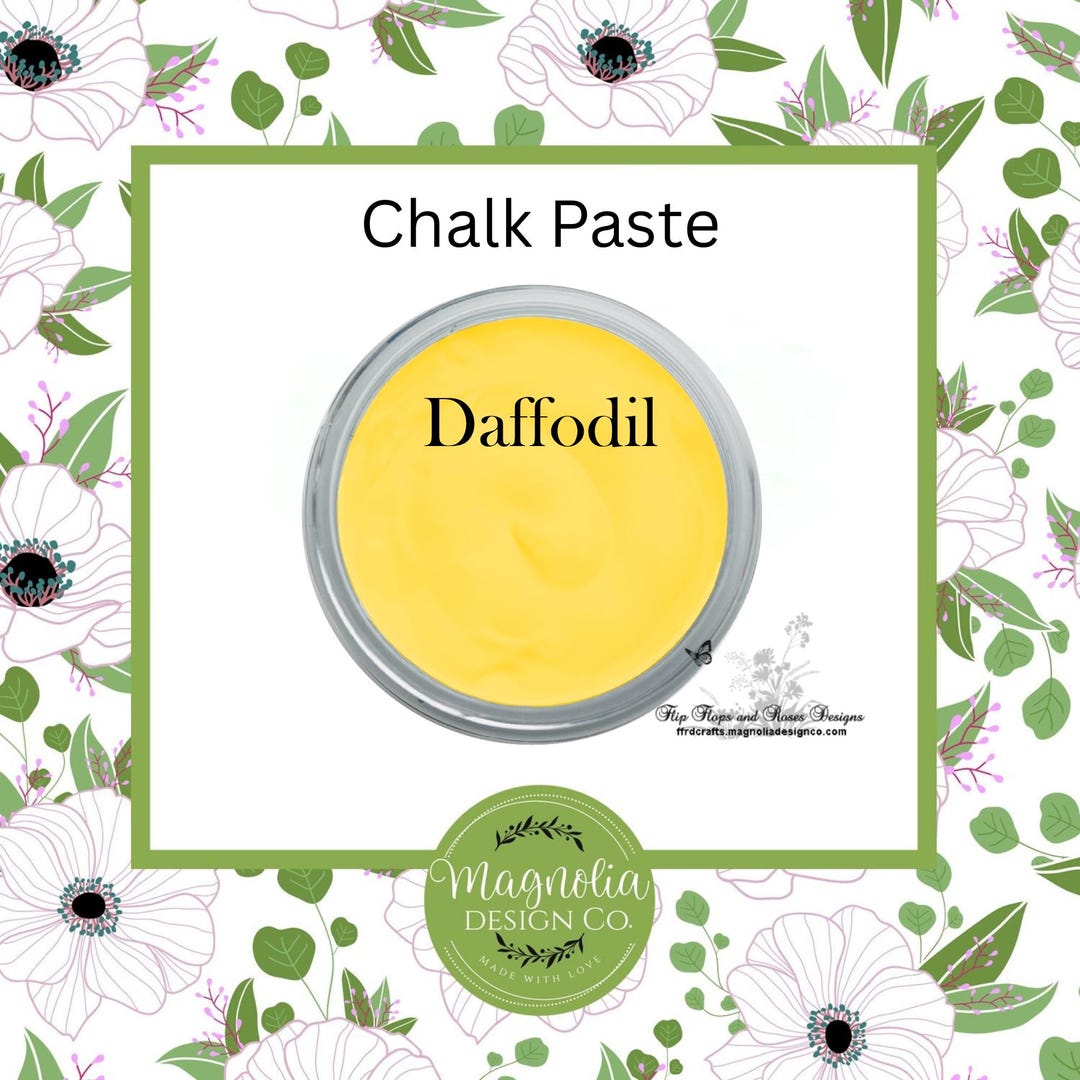 Daffodil Chalk Paste-magnolia Design Co-chalk Paste for Stencils-chalk ...