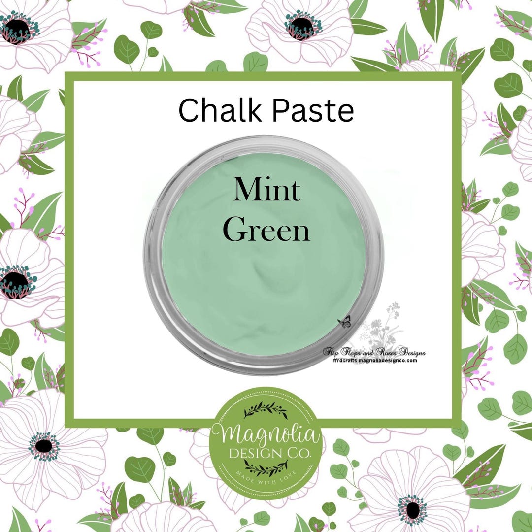 Mint Green Chalk Paste-magnolia Design Co-chalk Paste for Stencils ...