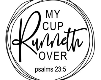 Cup Runneth Over | Etsy