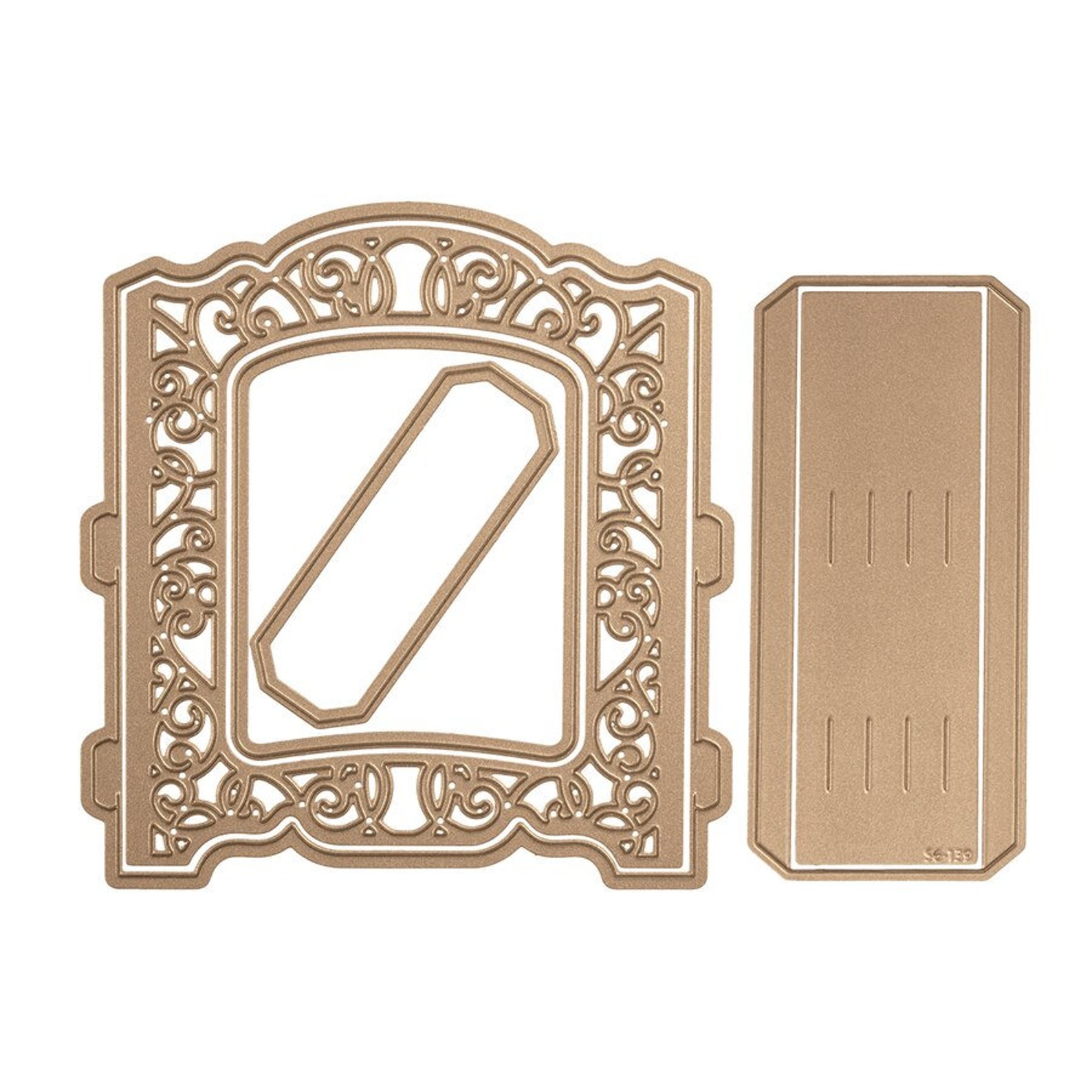 Spellbinders Shapeabilities Grand Cabinet 3D Card Etched Dies | Etsy