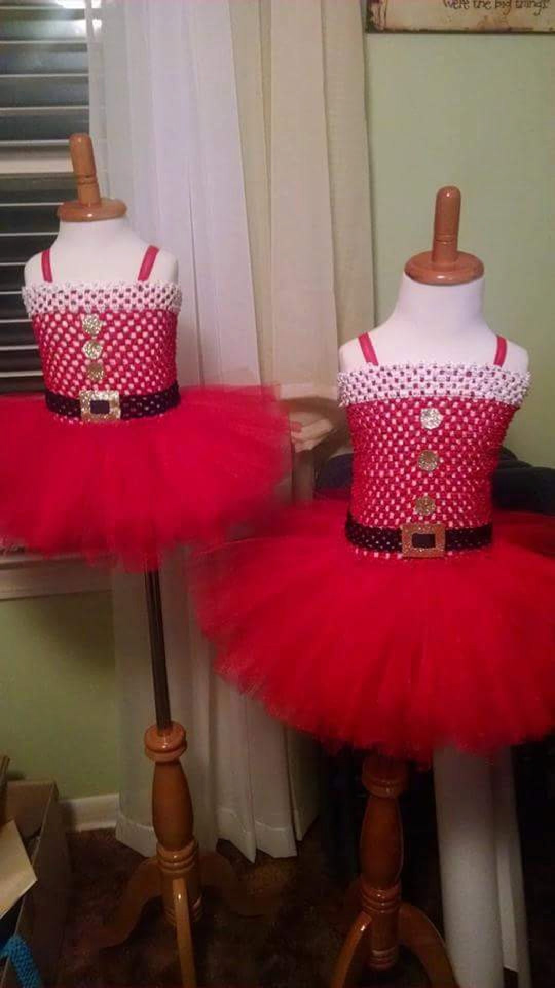 Christmas Tutu Dress - Full Red Tutu - Christmas Photos - First ...