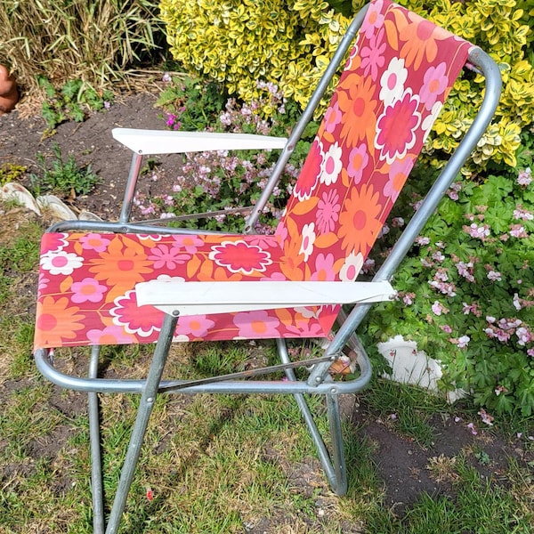 Vintage Camp Chair - Etsy