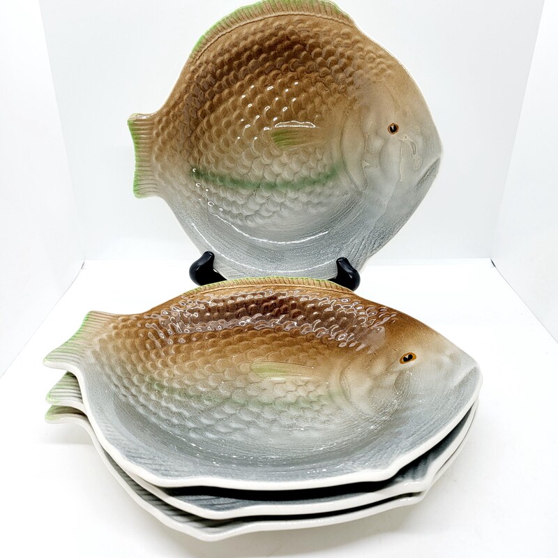 Vintage Plates Fish - Etsy UK