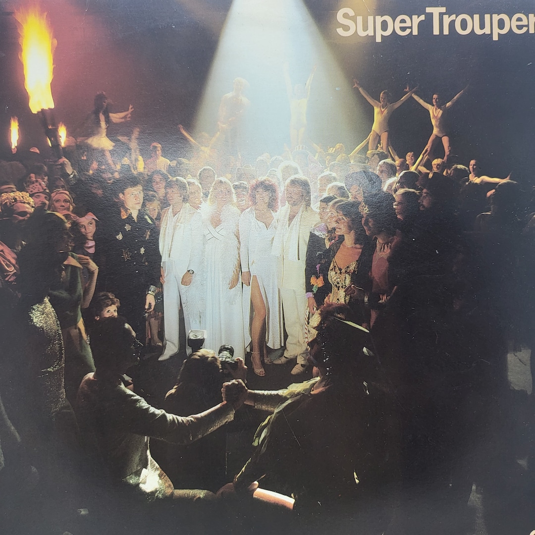 Abba Super Trouper Album, Vinyl Original Lp by Epic Records, Vintage 1980's Record, Music Lovers ...