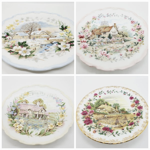 Four Seasons Plate - Etsy