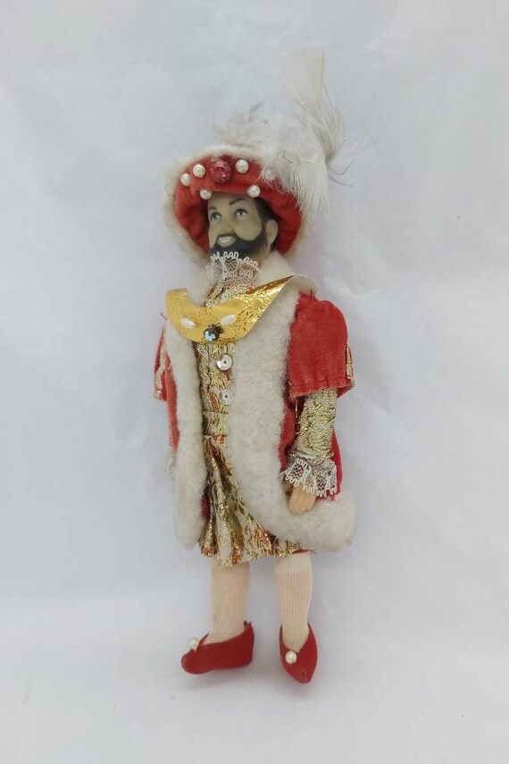 Henry VIII Costume Doll Vintage English Tudor Traditional - Etsy UK