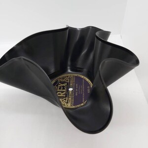 Vinyl Bowl, Repurposed Record Dish, Catch All, Key Tray, up Cycled Old ...