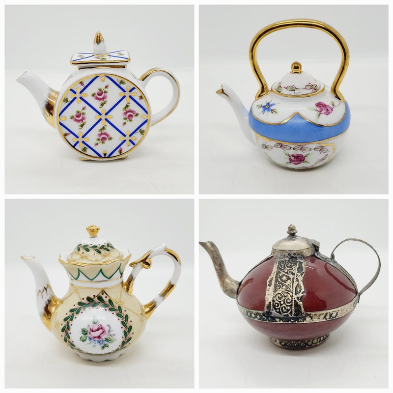 Miniature Rose Teapot - Etsy UK