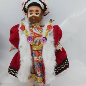 Henry VIII Costume Doll Vintage English Tudor Traditional - Etsy UK