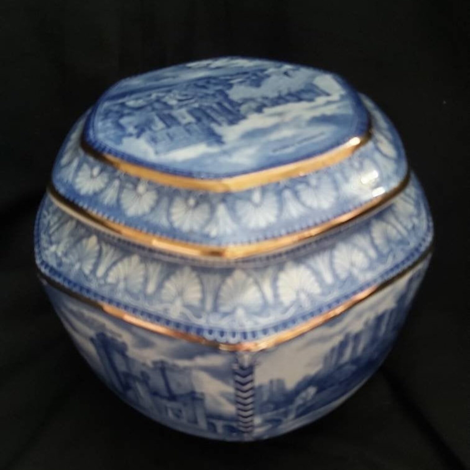 Wade pottery Ringtons porcelain tea caddy. jar Millennium 2000 | Etsy