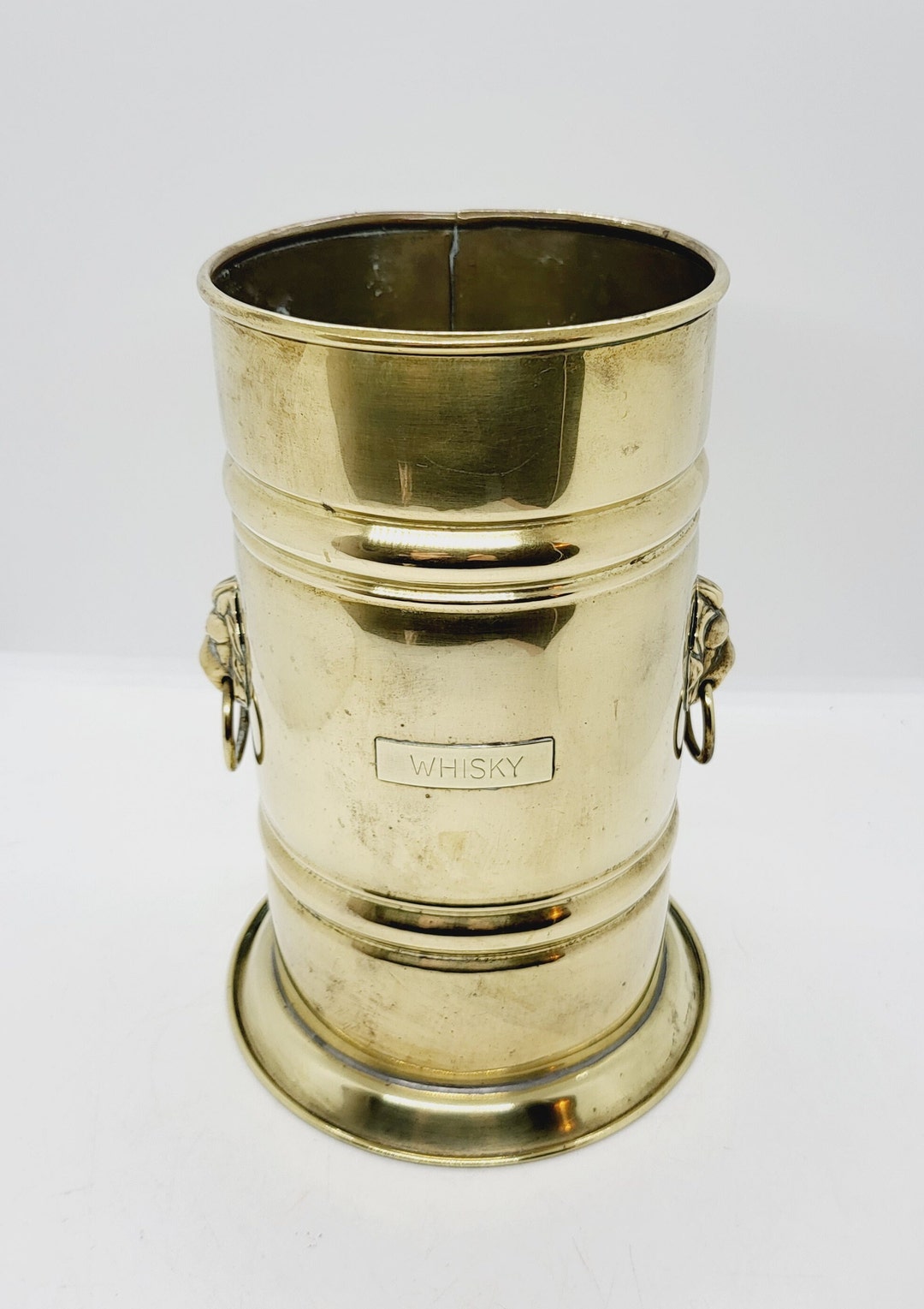 Brass Whisky Ice Bucket, Bottle Cooler, Home Bar, Drinks Trolley ...