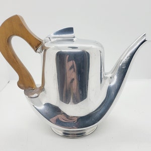 Picquot Ware Teapot: Mid-century Modern Coffee Pot, Sugar Bowl, Milk ...