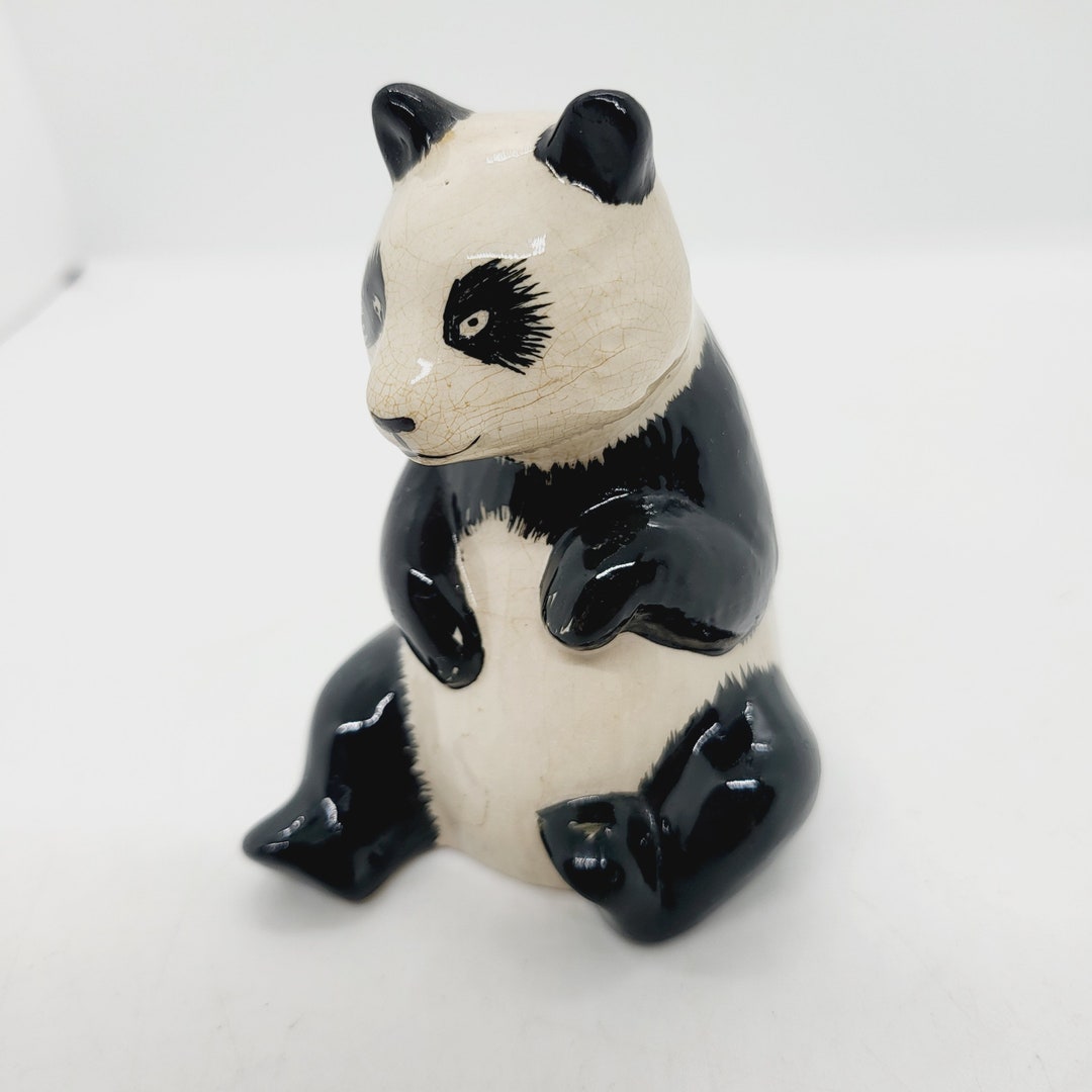 Vintage Wade Whimsy Panda Figurine: Early Zoo Animal Collectible - Etsy