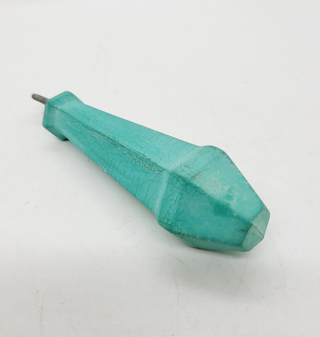 Vintage Toilet Cistern Pull Handle, Art Deco Green Light Pull Handle ...