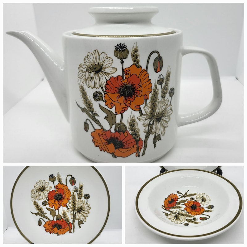 Meakin Teapot - Etsy