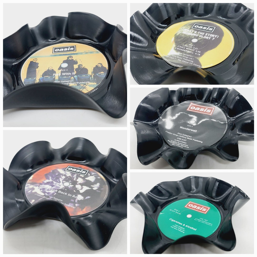 Repurposed Vintage Vinyl Record, up Cycled Bowl, Oasis, Wonderwall, Don ...