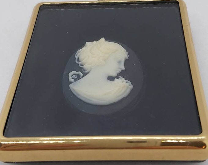 Vintage Lady in Cameo, Miniature World of Peter Bates, Miniature Black ...