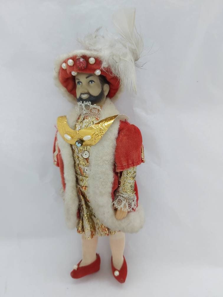 Henry VIII Costume Doll Vintage English Tudor Traditional - Etsy UK