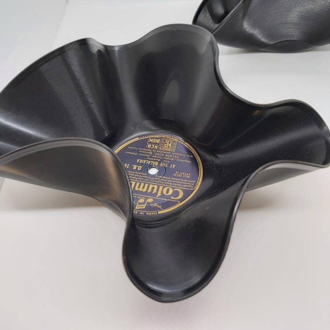 Vinyl Bowl, Repurposed Record Dish, Catch All, Key Tray, up Cycled Old ...