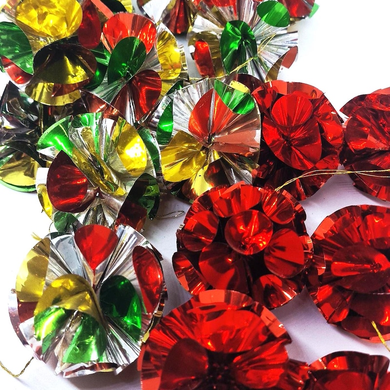 Foil Xmas 80s Decorations - Etsy UK