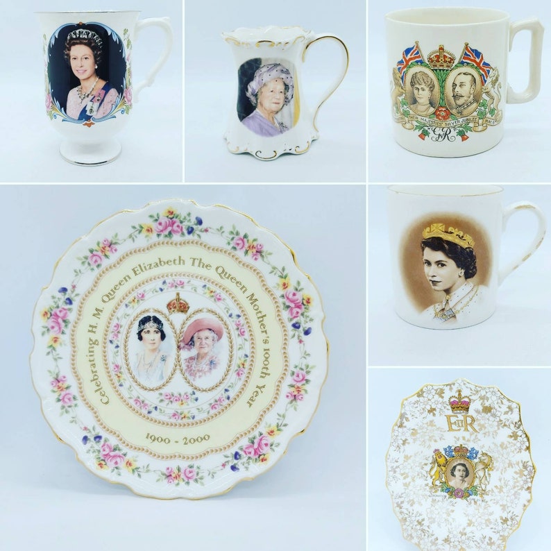 Queen Elizabeth Queen Mother Plate 90th Birthday Plate Queen | Etsy