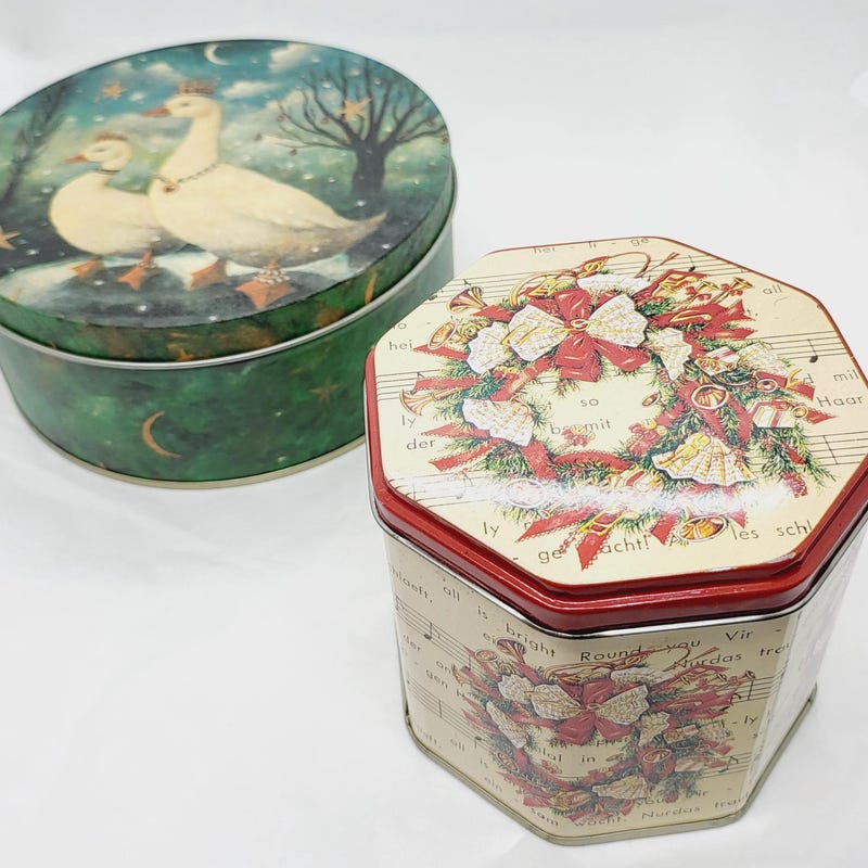 Musical Christmas Tins - Etsy UK