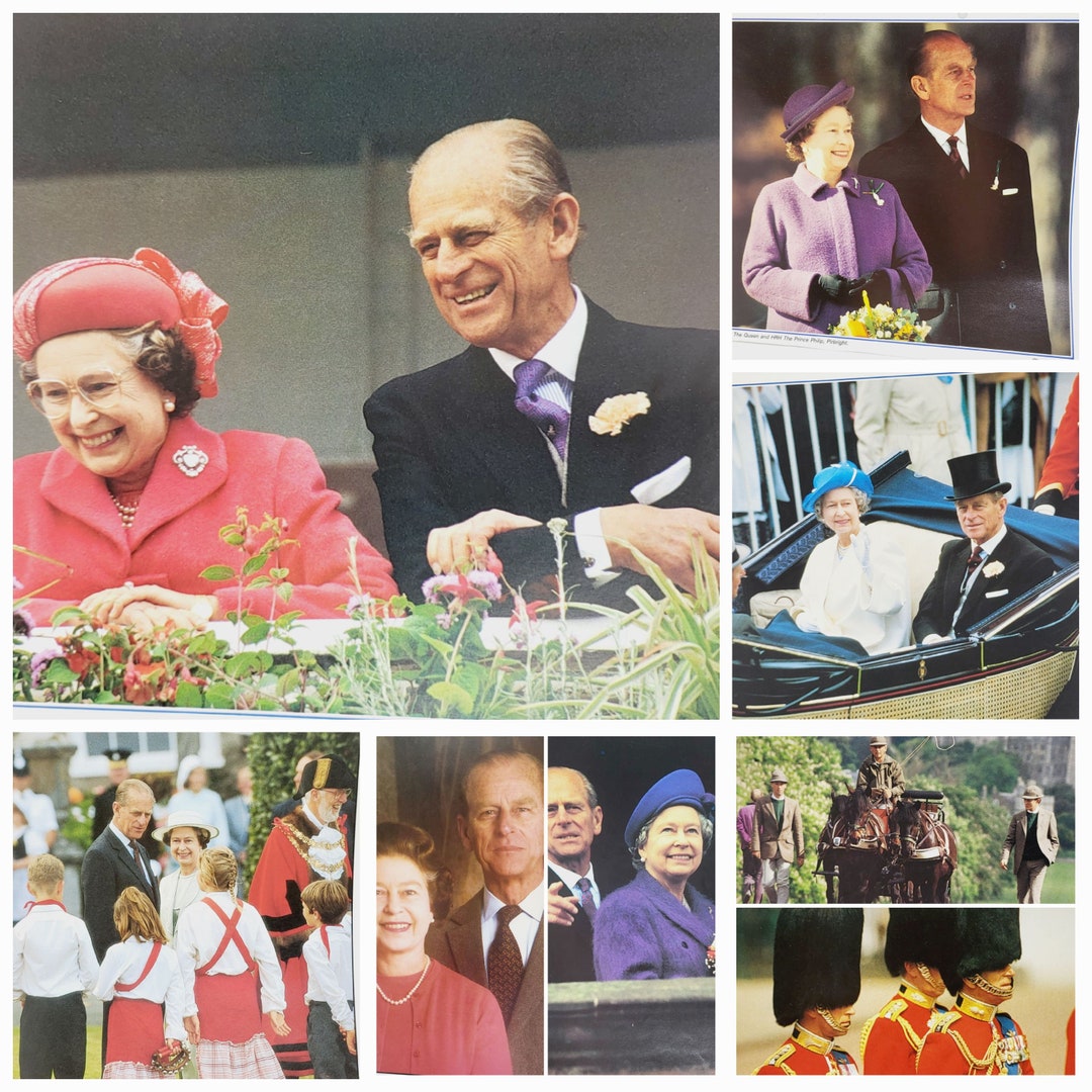 Queen Elizabeth II and Prince Philip Print, Portrait Picture, Duke of ...
