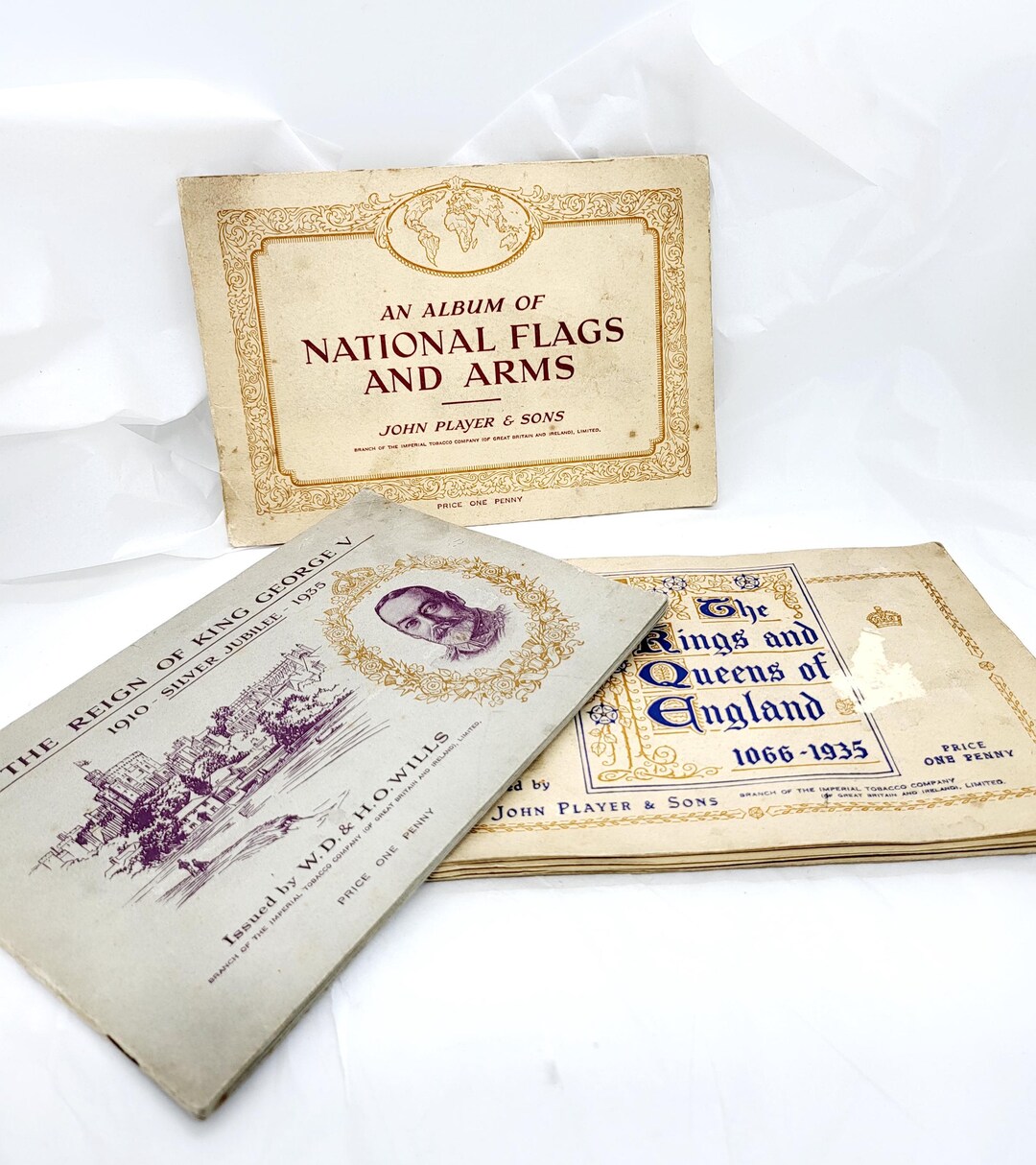 Vintage 1930s Picture Card Album, King George V, National Flags - Etsy