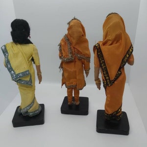 Vintage Punjabi Doll: Hand-painted Indian National Costume - Etsy