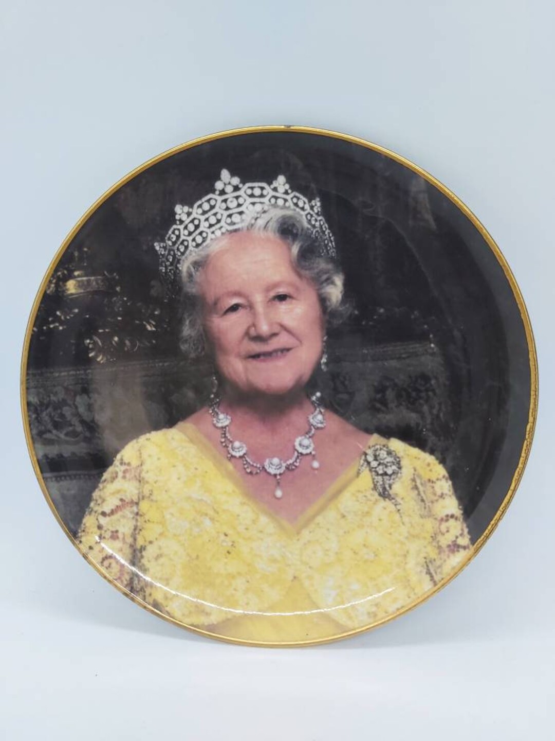 Queen Elizabeth Queen Mother Plate 90th Birthday Plate Queen - Etsy