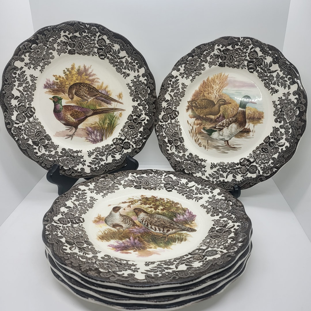 Bowls or Plates Vintage Palissy Game Series: Pheasant, Duck, Quail ...
