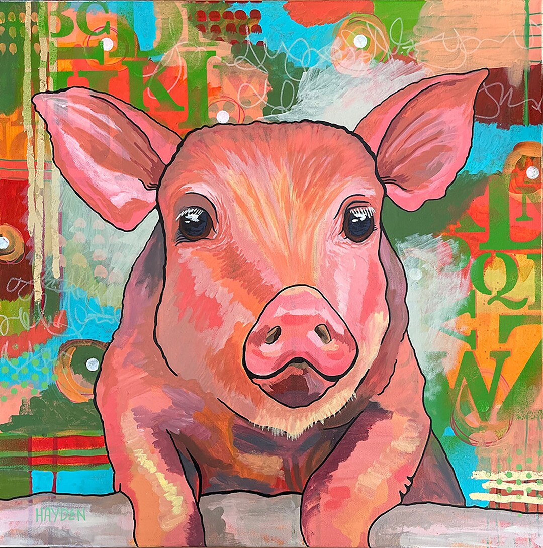 Polly the Piglet Original - Etsy