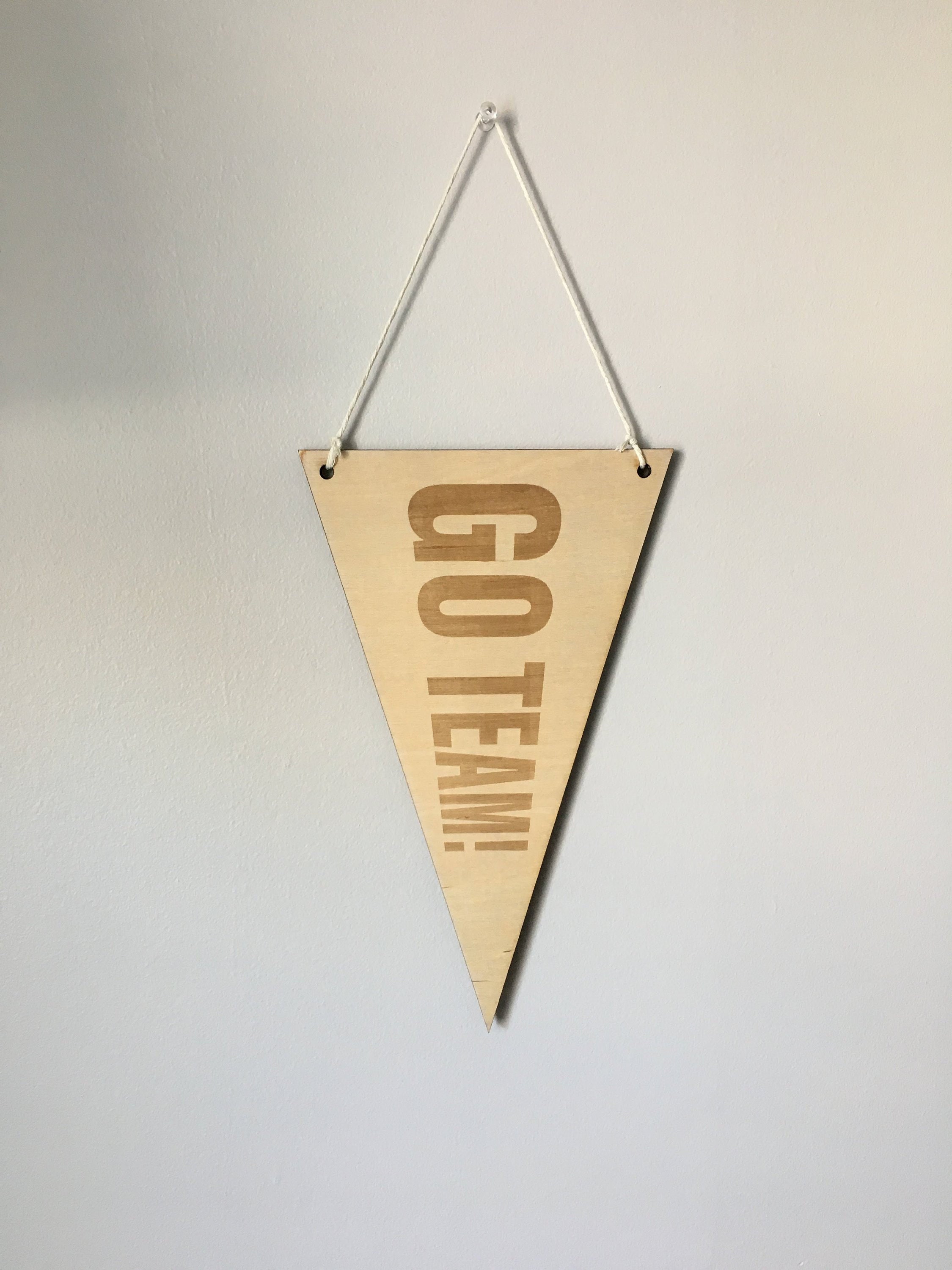 Go Team Pennant Clipart