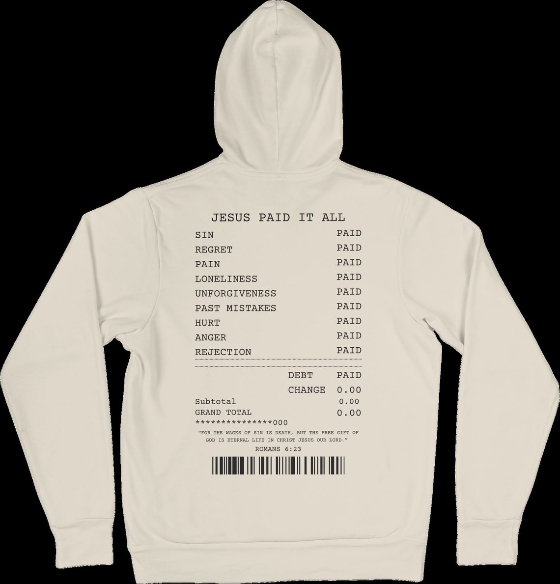 Jesus Paid It All Shirt Png, Jesus Paid for Our Sins Receipt Svg ...