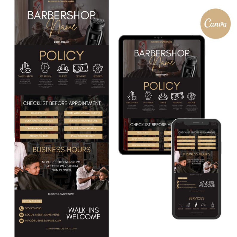 Professional Barber Acuity Scheduling Site Templates, Acuity Site ...