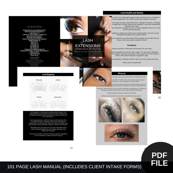 Lash Tech Beginners Guide - Etsy