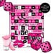 Valentine’s Day Board Game Canva Template, Editable Galentine’s Board ...