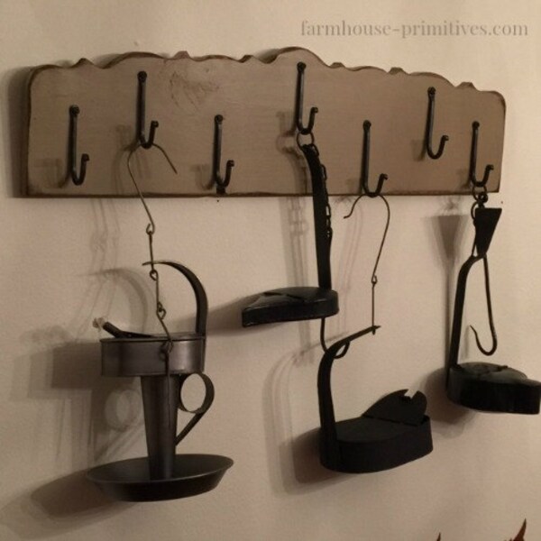 Primitive Peg Rack - Etsy