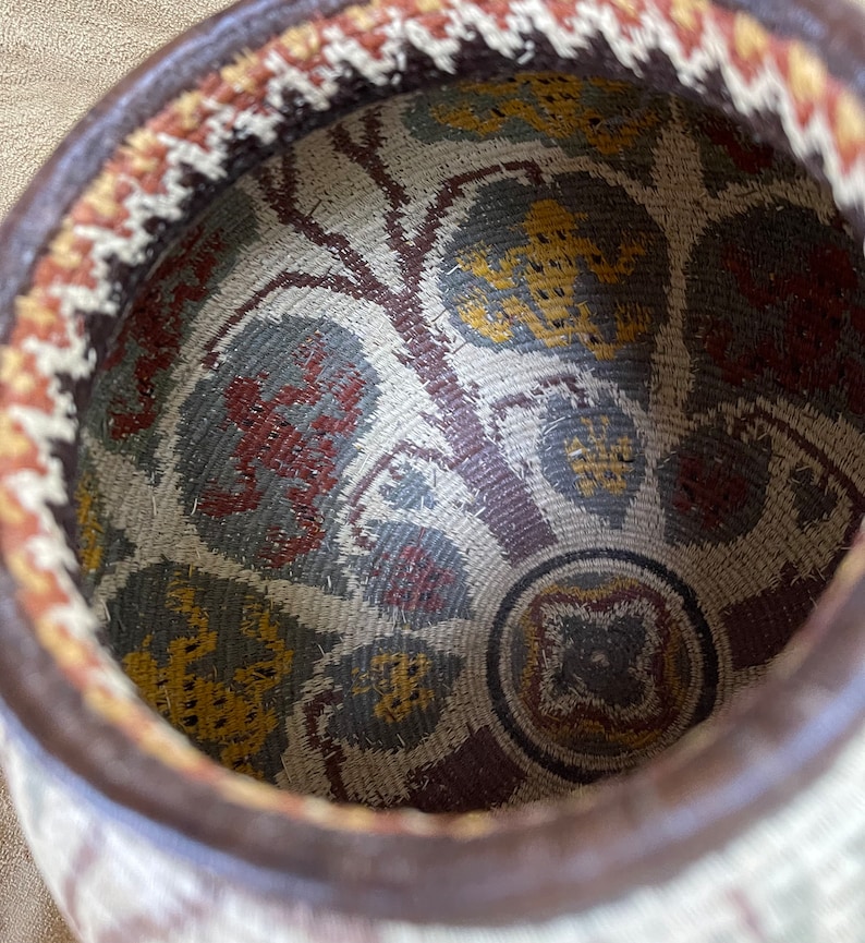 Spectacular Vintage Darian Rain Forest Basket Indigenous Plant Fibers ...