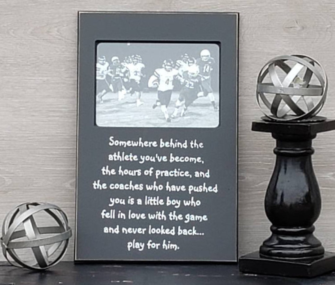 Athlete Photo Gift for Boy, Sports Picture Frame for a Boy, 5x7 Sports ...