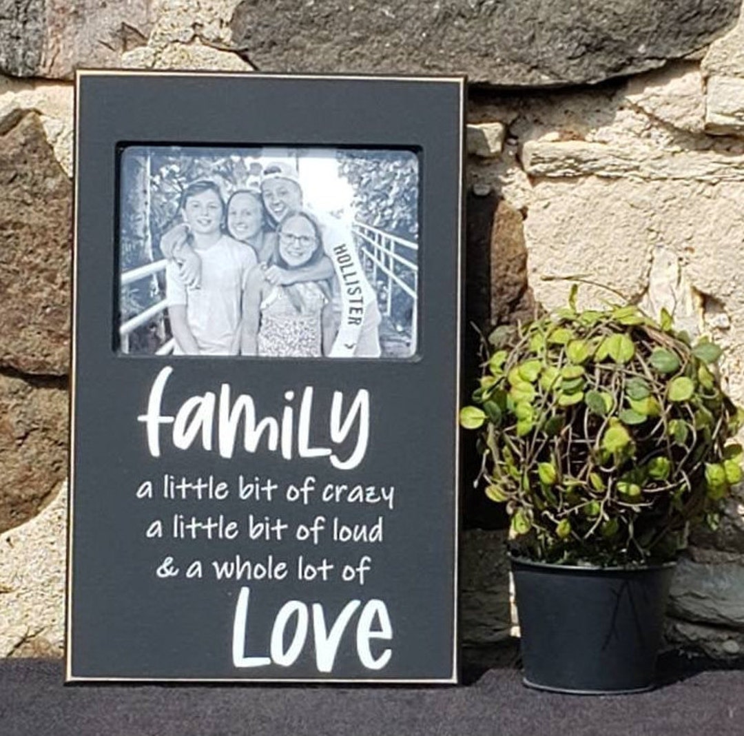 Family Picture Frame, Family Gift Frame, Moving Away Gift, Housewarming ...