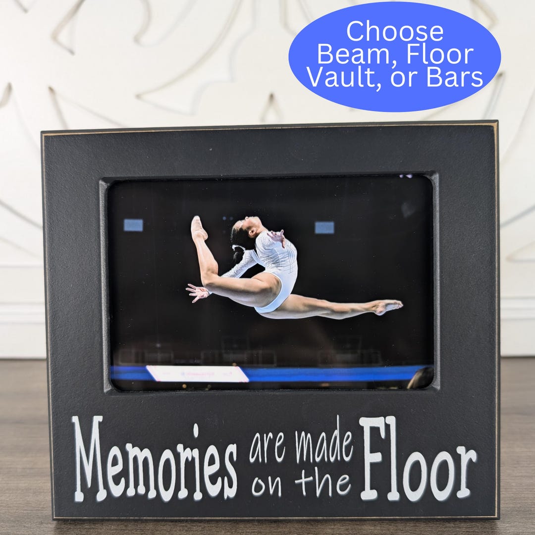 Senior Gymnastics Gift for Little Girl Picture Frame Birthday Gift for ...