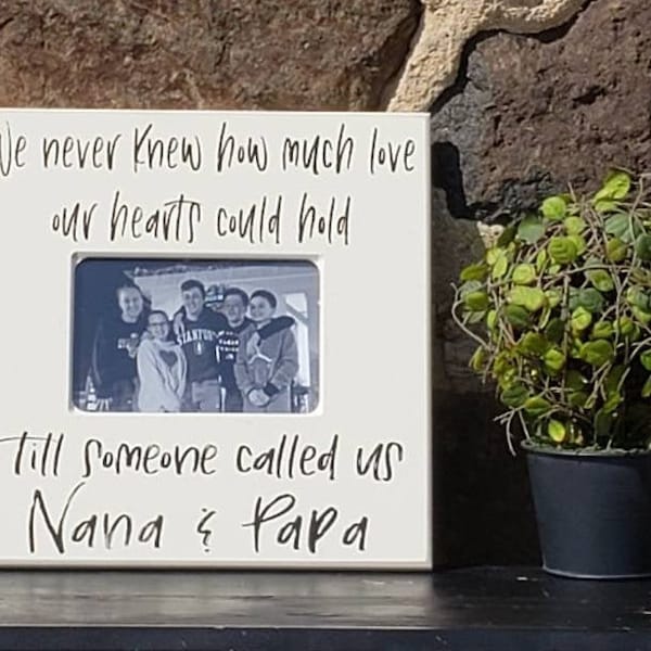 Nana and Papa Wood Sign - Etsy