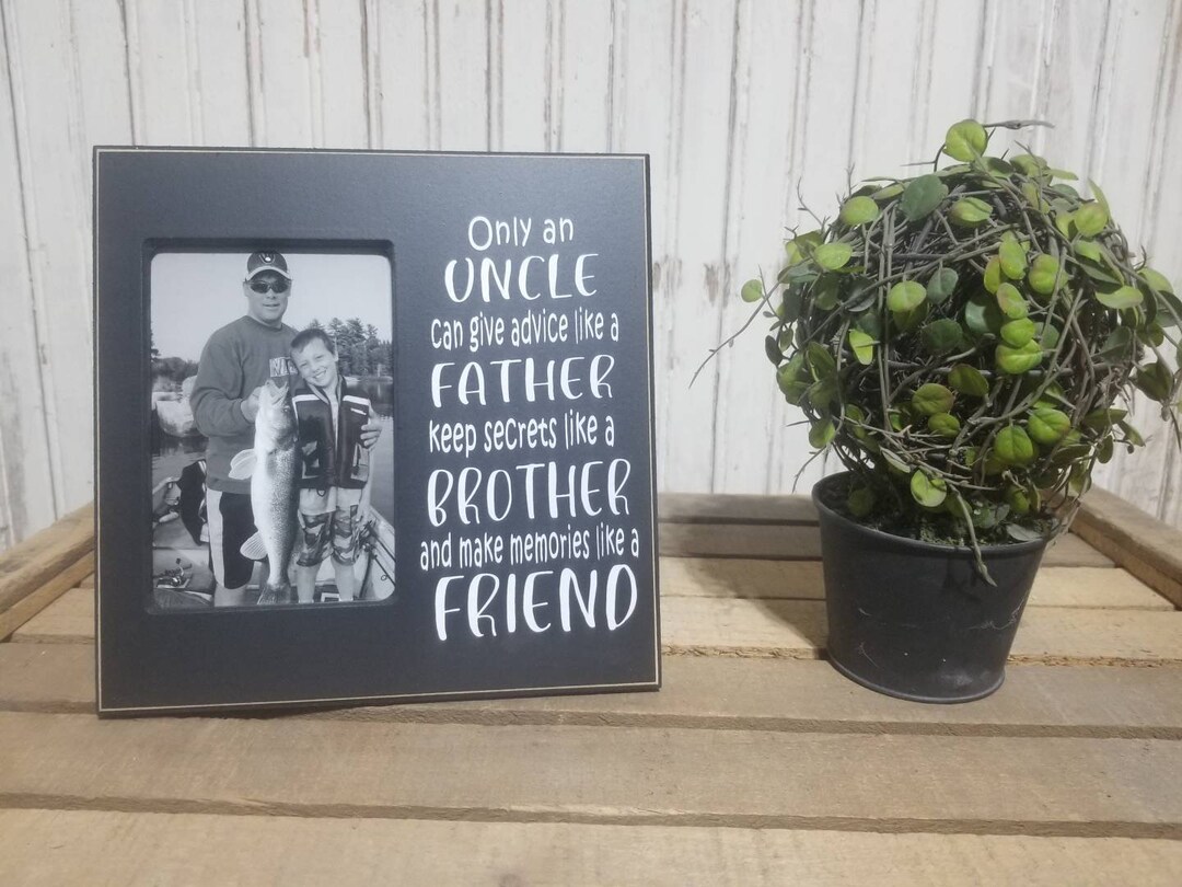 Gift for Uncle Photo Frame for Uncle, Gift From Niece, Gift From Nephew ...