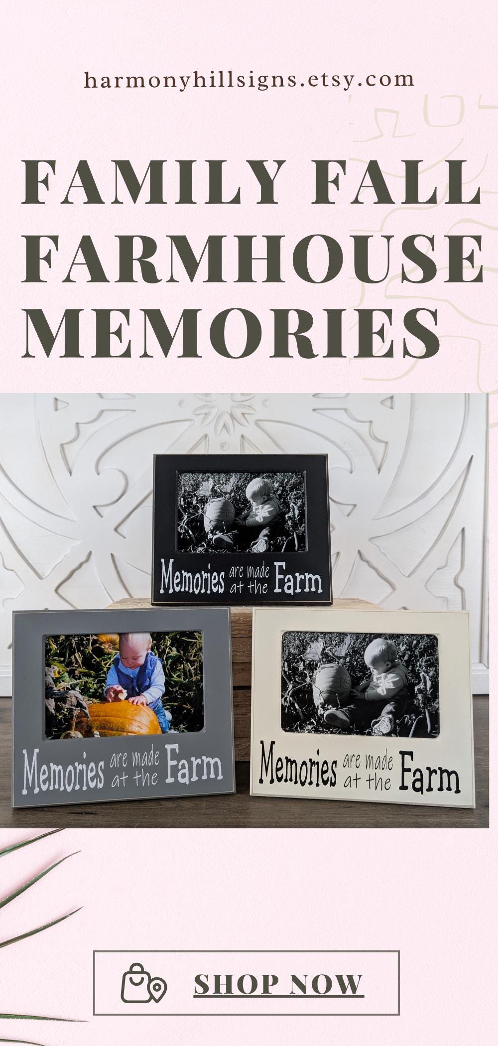 Farm Photo Frame Gift for Grandma Wall Decor Fall Accent Family Room ...