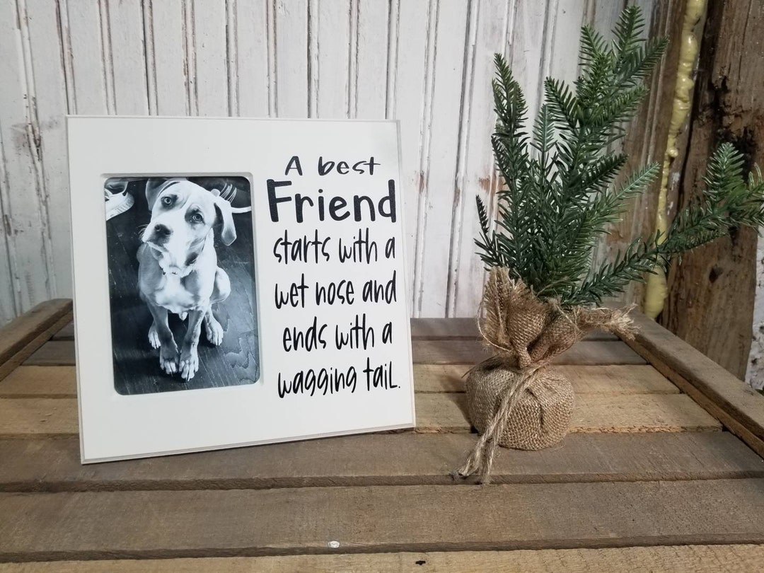 Family Dog Frame Puppy Picture Frame, Family Best Furry Friend, Pet ...