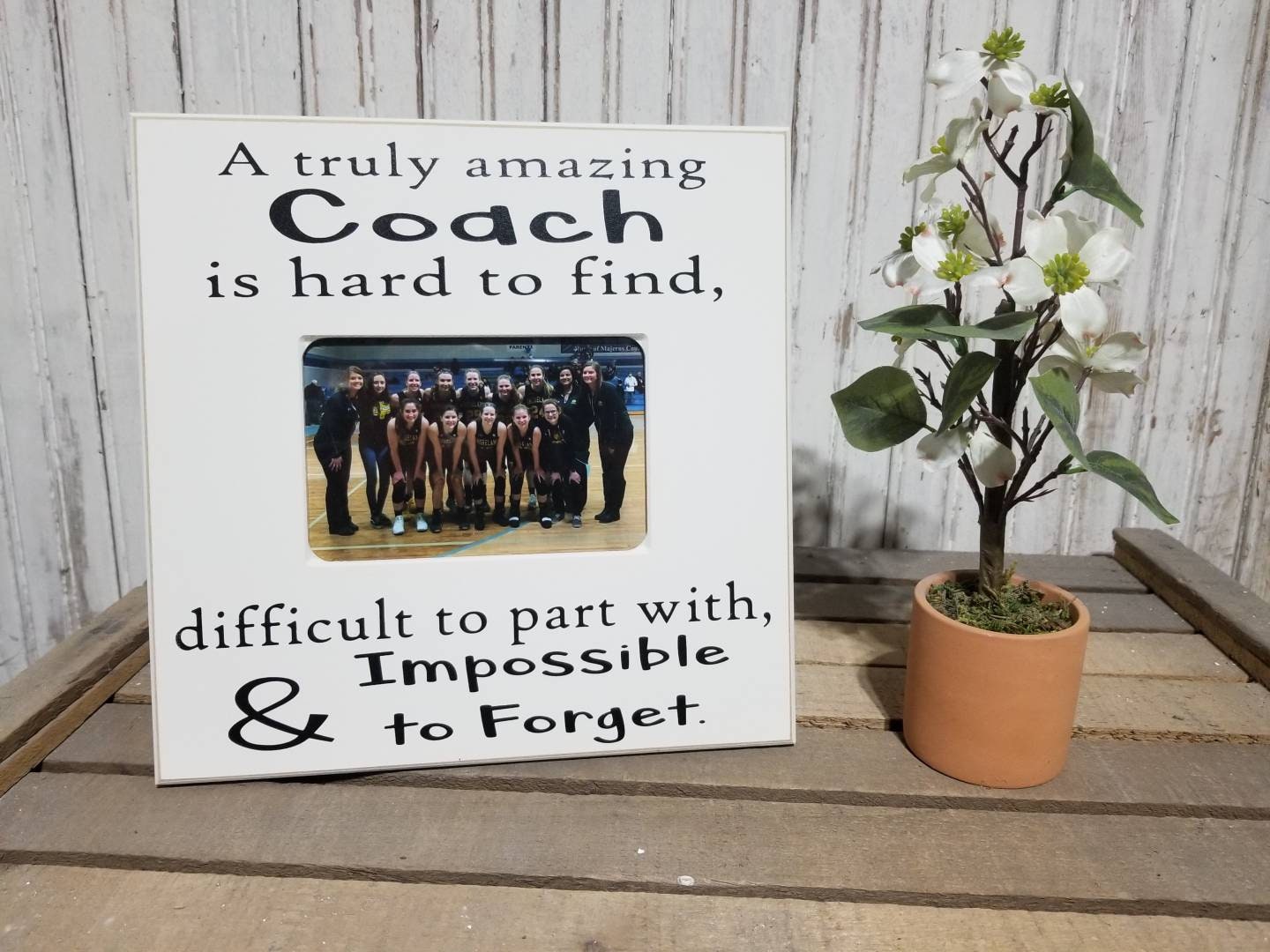 Coach Gift Coach Picture Frame End of Season Gift for | Etsy